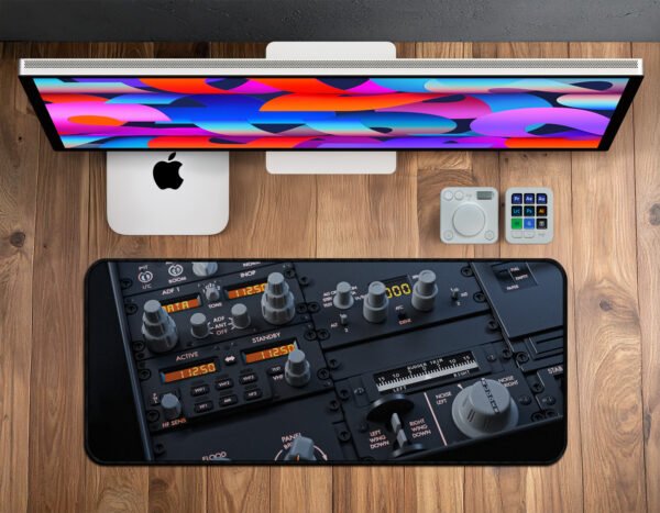 Aviation Cockpit Desk Mat – Pilot Edition – DeskCart